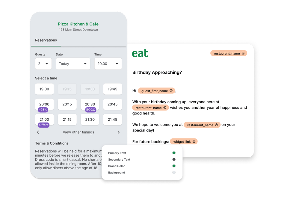 Eat App - Online Reservation System for Modern Restaurants