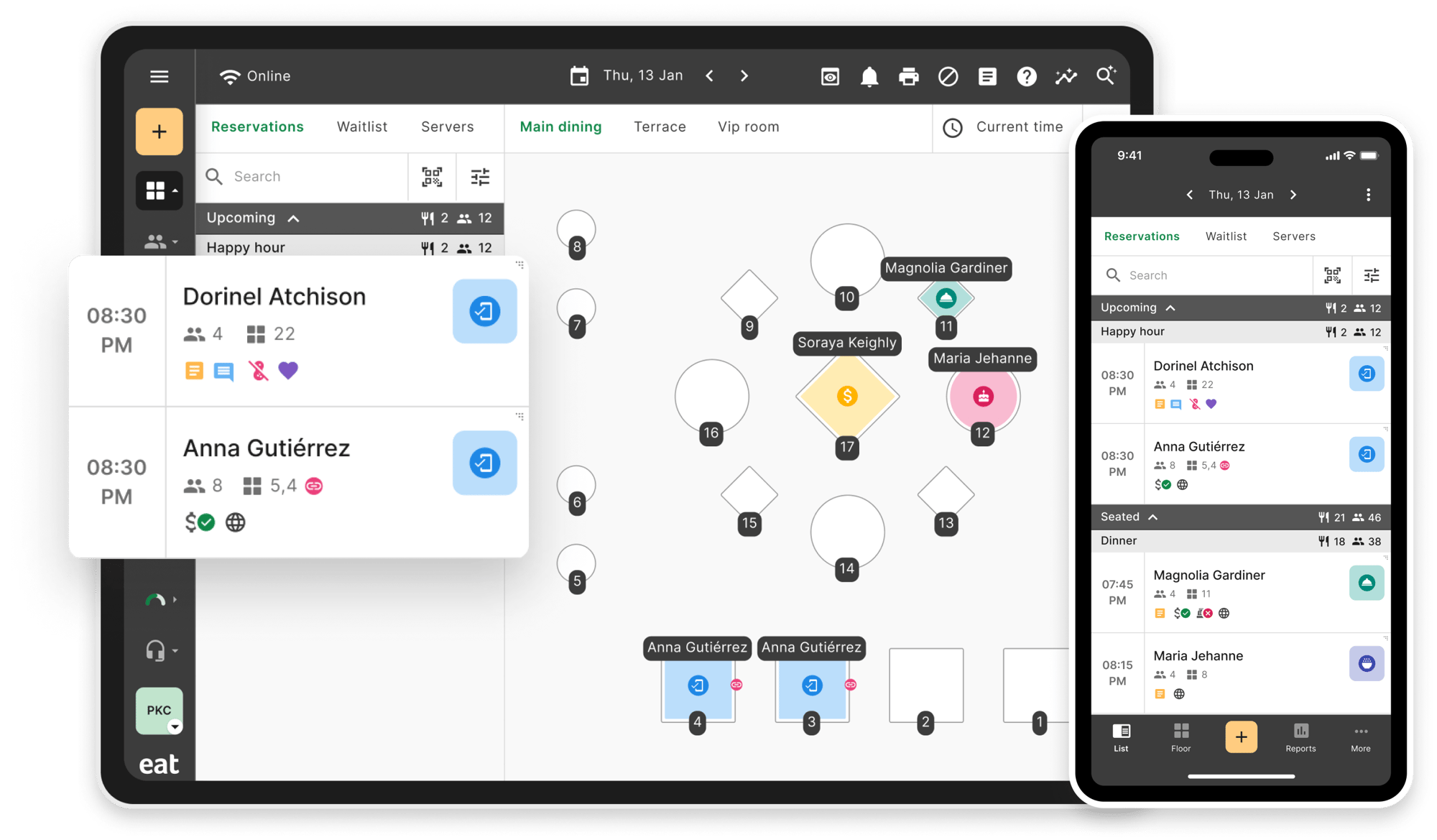 Online Restaurant Reservation System | Eat App