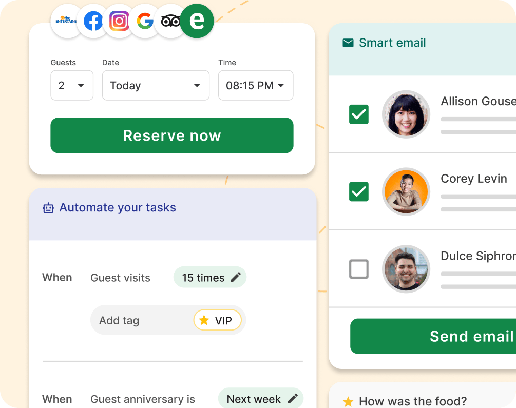 Online Restaurant Reservation System | Eat App