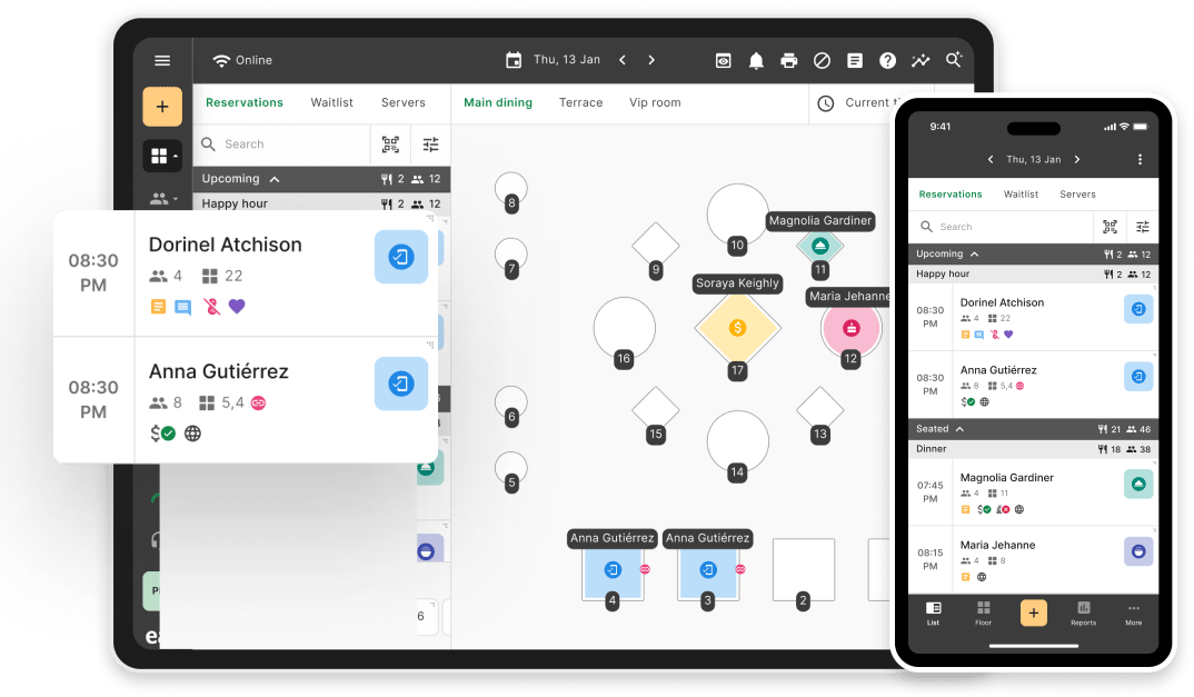 Online Restaurant Reservation System | Eat App