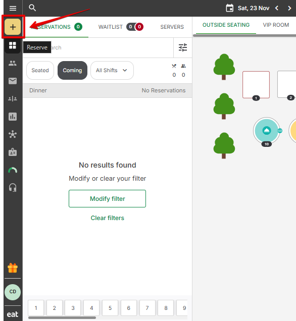 Creating Reservations