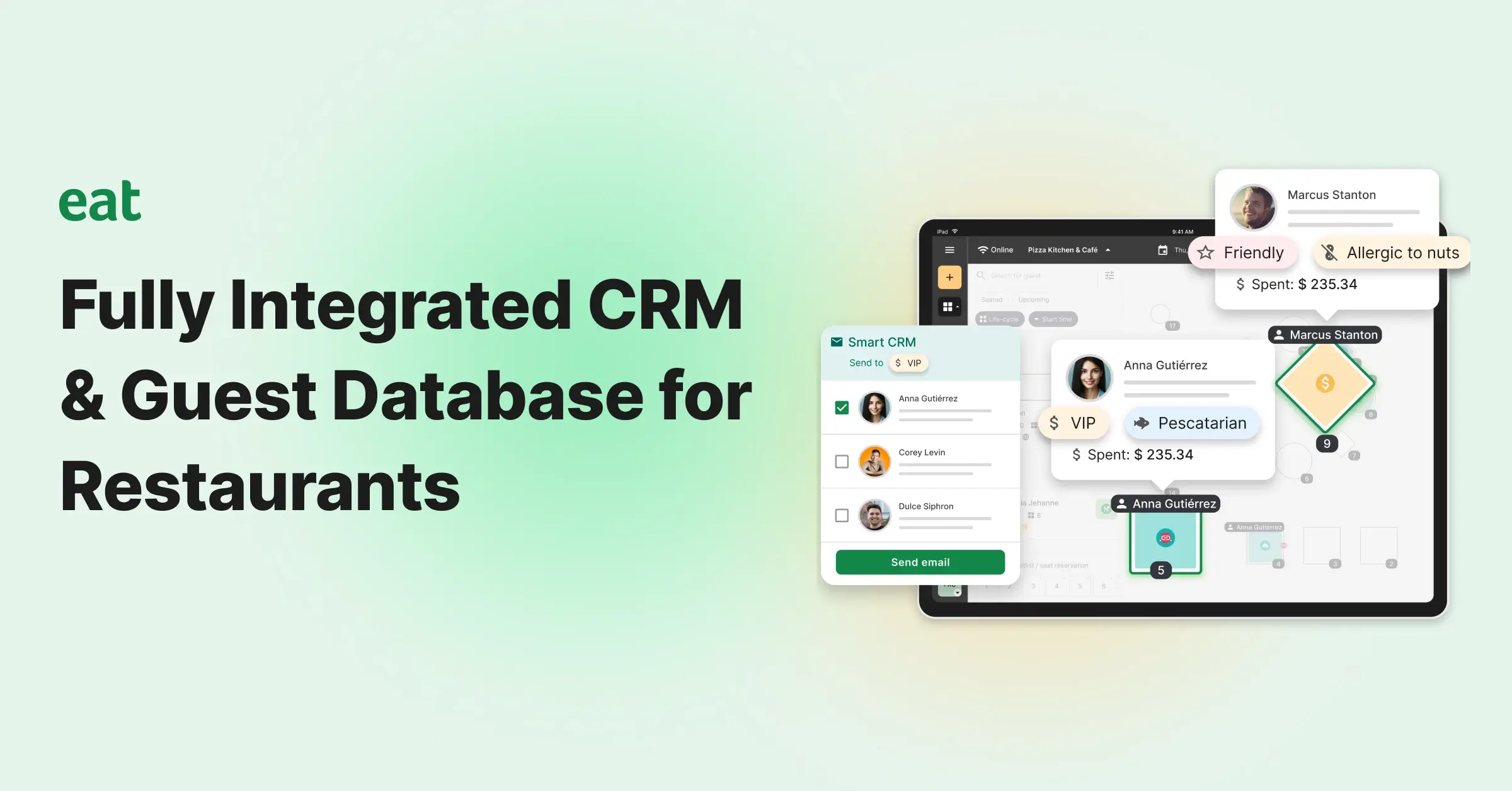 CRM & Guest Database for Restaurants | Eat App