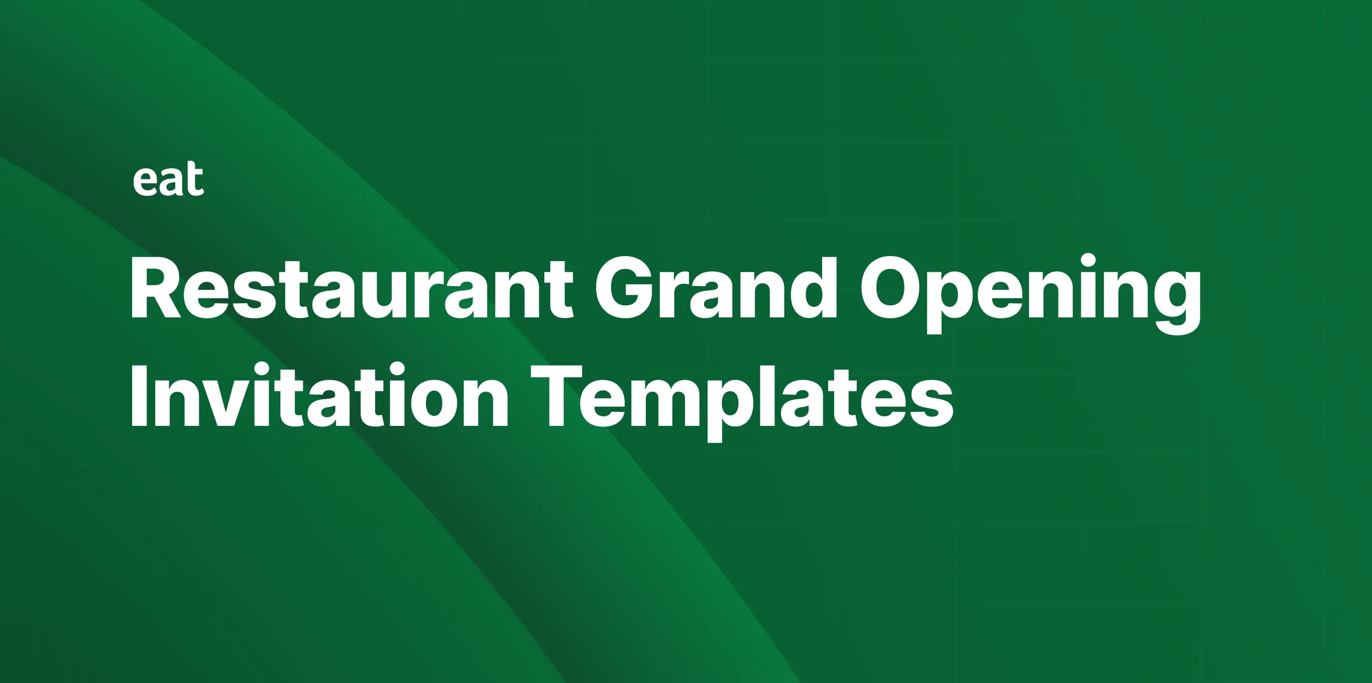 Free Restaurant Grand Opening Invitation Templates | Eat App